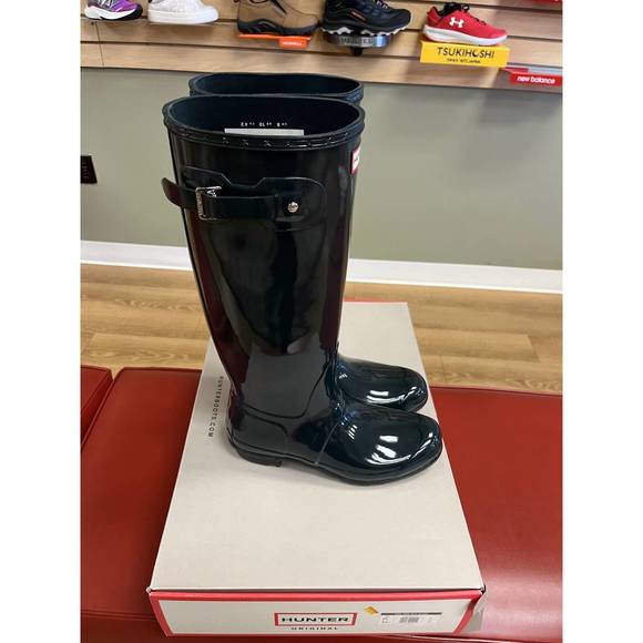 Hunter | Shoes | New Hunter Womens Original Tall Gloss In Ocean | Poshmark